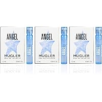 Amazon.com : Mugler Angel Perfume, Pack of 3 Sample Vials Gift Set ...