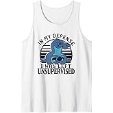 Amazon.com: Disney Lilo & Stitch I Was Left Unsupervised Retro Stripes ...