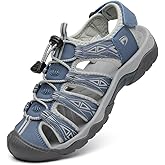 Amazon.com | Dannto Women's Closed Toe Hiking Sandals Walking Water ...