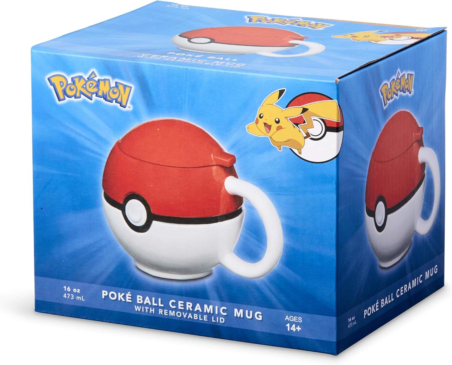 Pokemon Pokeball Mug with Lid – BigaMart