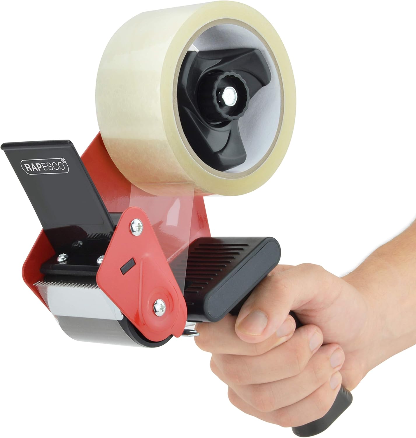 Rapesco 960 Tape Dispenser with 2 Clear Packing Tapes & Knife – BigaMart