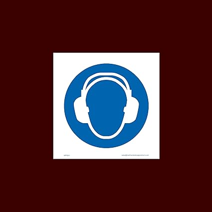 Ear Protection Sticker/Self Adhesive Sign (MPPE43) - Personal ...