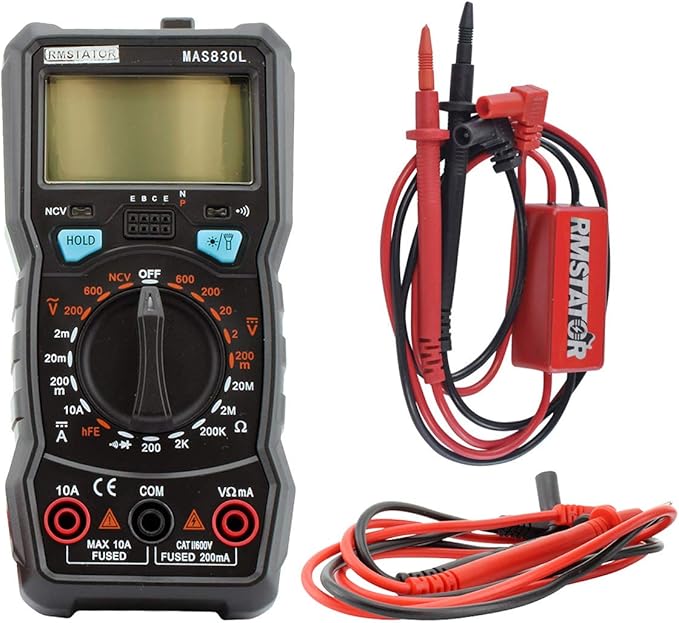 Amazon.com: Kit Digital Multimeter + Voltage Peak Reading DVA Adapter ...