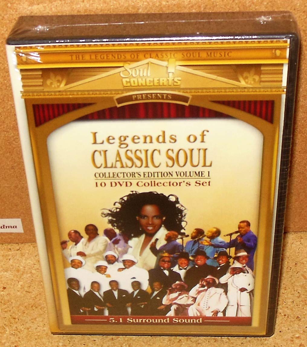 Amazon.com: Legends of Classic Soul, Volume 1 10-DVD Set! Soul Concerts ...