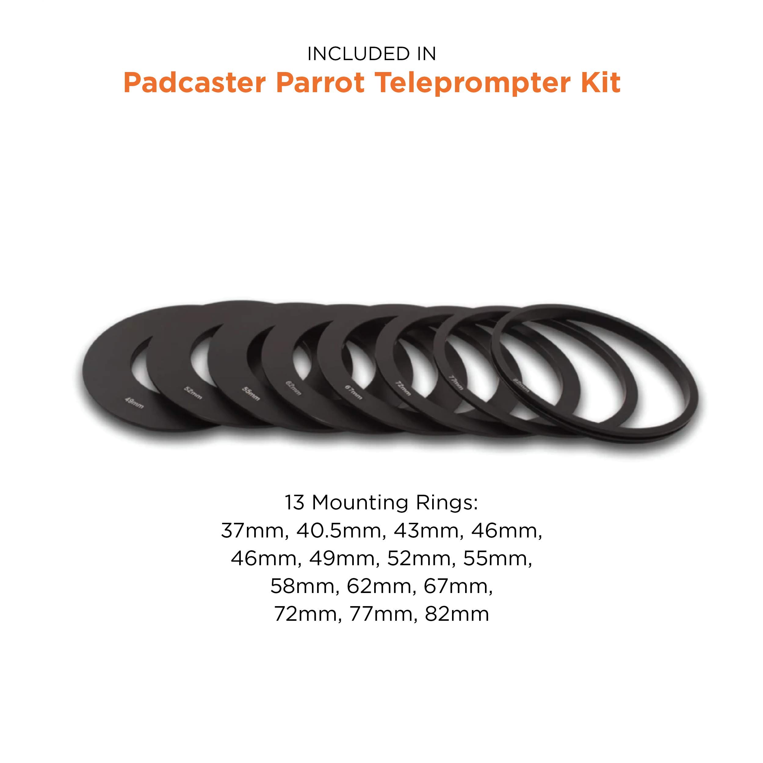 Mua The Padcaster Parrot Teleprompter Kit, Portable Teleprompter for ...