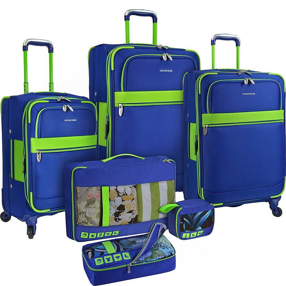 Buy US Traveler Alamosa 6-Piece Luggage Set, Royal Blue at Amazon.in