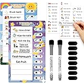 Amazon.com: 4 Pcs Chore Chart for Kids, Morning/Bedtime Routine Chart, Dry Erase to Do List ...