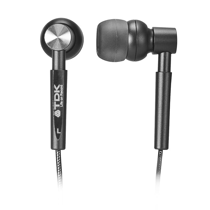 TDK EB750 In-Ear Bass Boost Headphones - Gunmetal Grey: Amazon.co.uk ...