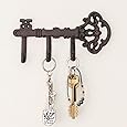 Amazon.com: Decorative Wall Mounted Skeleton Key Holder | Vintage Key ...