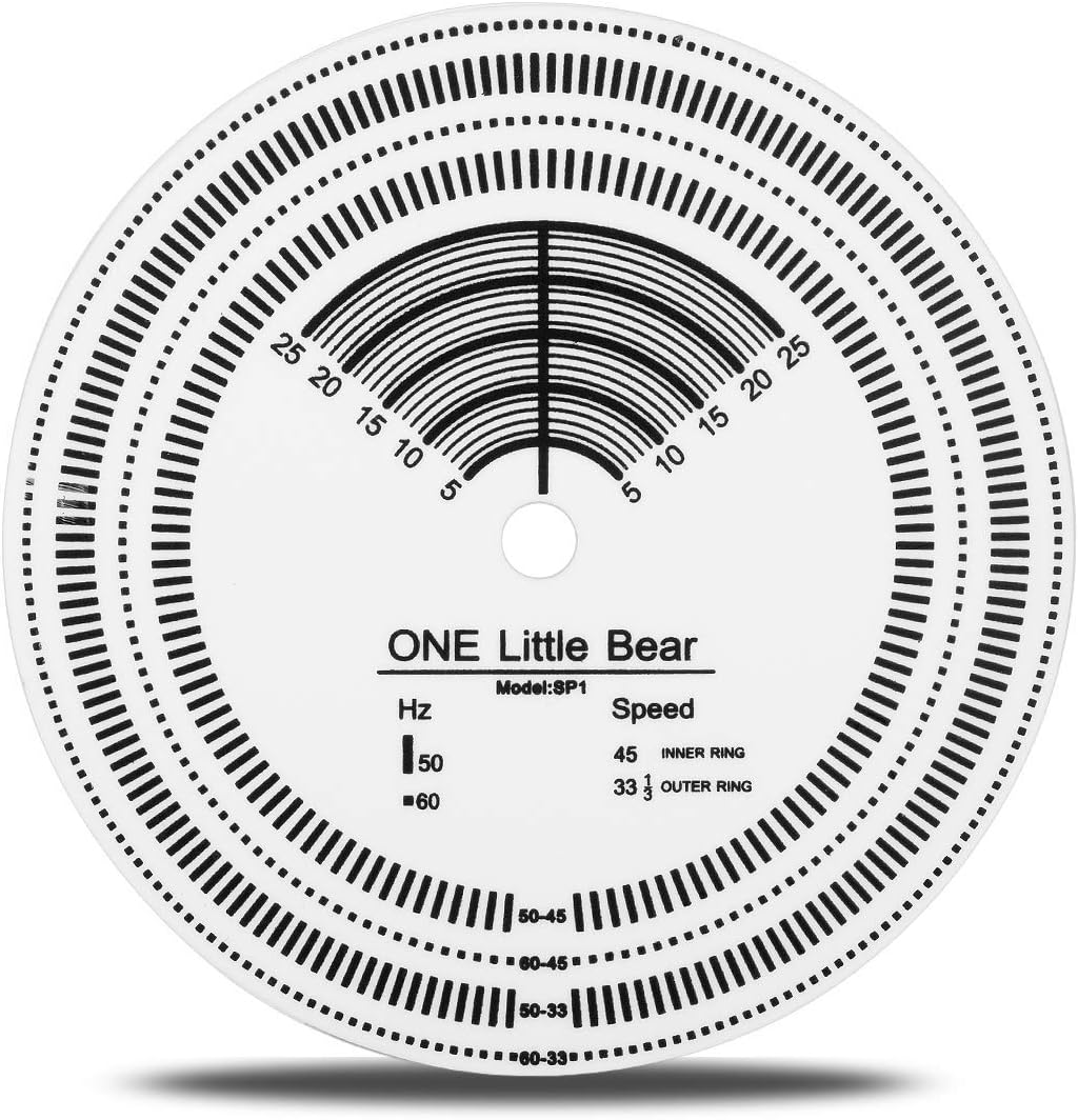 Nobsound 50/60Hz Stroboscopic Speed Strobe Light + Tachometer Disc for ...