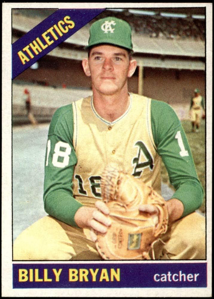 Amazon.com: 1966 Topps # 332 Bill Bryan Kansas City Athletics (Baseball ...