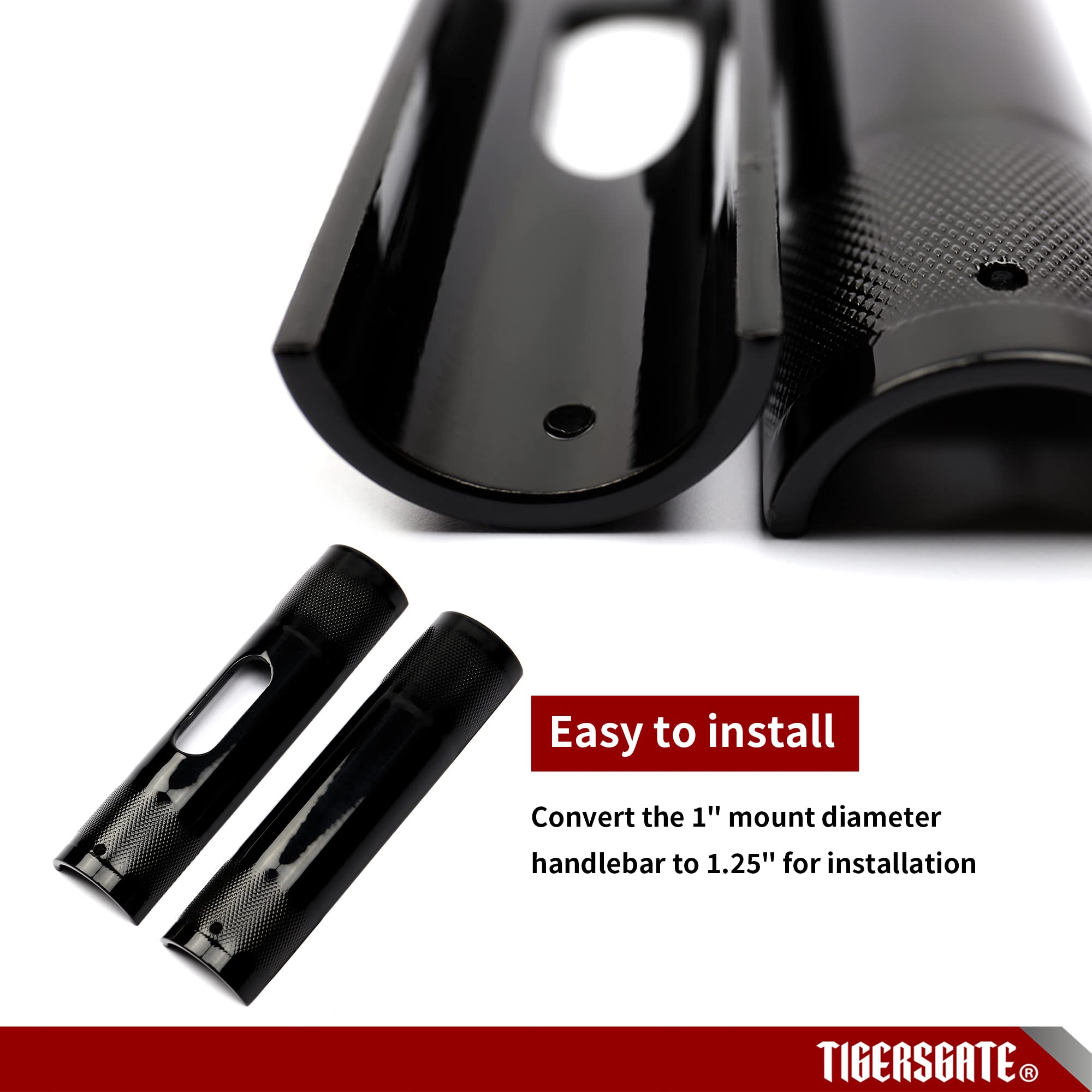 Mua TIGERSGATE Black Handlebar Riser Adapter handlebar shim changing ...
