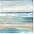 Amazon.com: Stupell Industries Abstract Beach Sand Ocean Waves Canvas ...