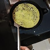 Buy Bhagya Cast Iron Cookware Pre-Seasoned Shallow / Fish Fry / Omelet ...