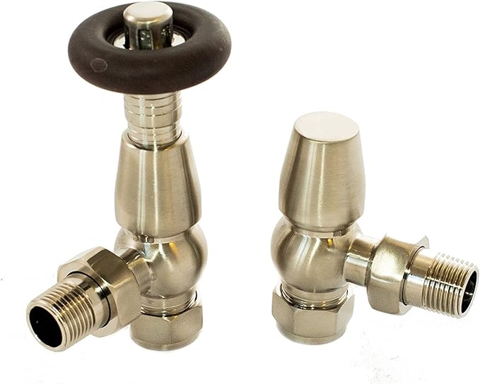 Home Standard® Chelsea Traditional Satin Nickel Angled Central Heating ...