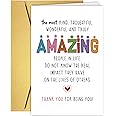 Amazon.com : Supoeguk Cute Poem Thank You Card for Best Friend, Sweet Appreciation Card for ...