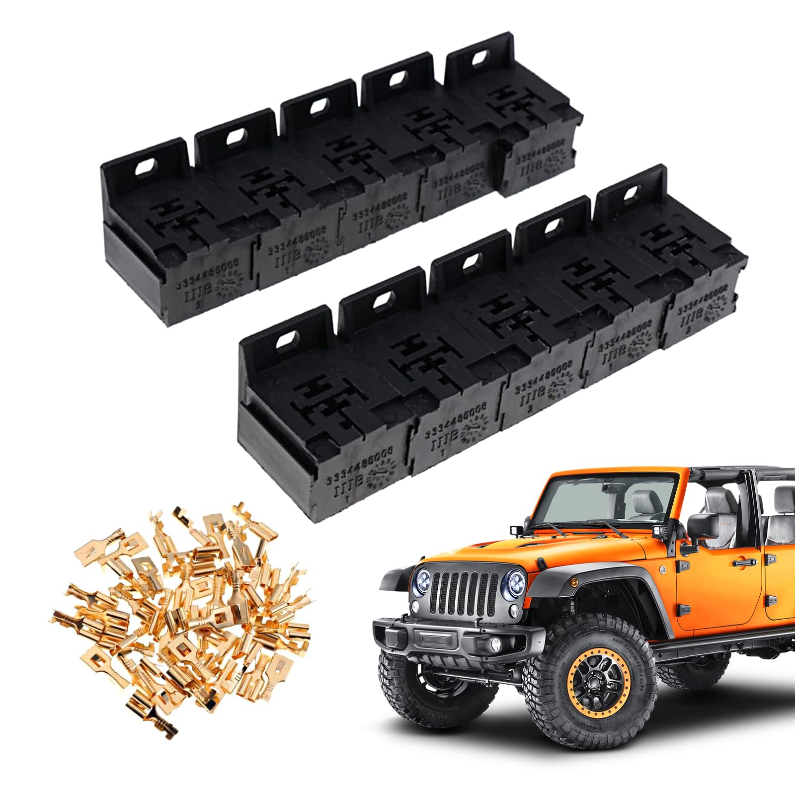 Mua getfay Pack-10 Car Relay Base with 50 6.3MM/0.24In Terminals ...