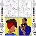 Amazon.com: Sip And Paint Kit For Adult's Date Night - 2 Pack 12x16 Inch - Couples Painting Kit ...