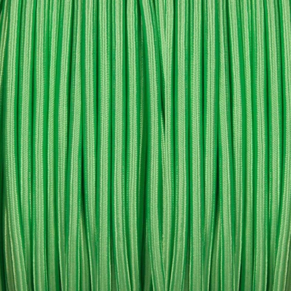 Retro Cable Round 3 Core Light Green Braided Fabric Cable Lighting Lamp ...