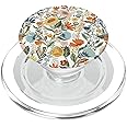 Amazon.com: Cute Floral Teal Hibiscus Pattern On White Pop Mount Socket ...