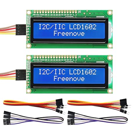 Mua FREENOVE I2C IIC LCD 1602 Module (2 Pack), New Type TWI Serial 16x2 Display, Compatible with ...