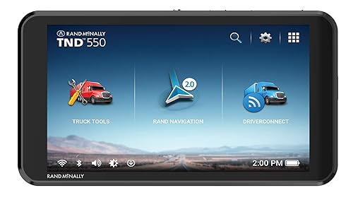 Rand McNally TND 550 5-inch GPS Truck Navigator with Industry's Best ...