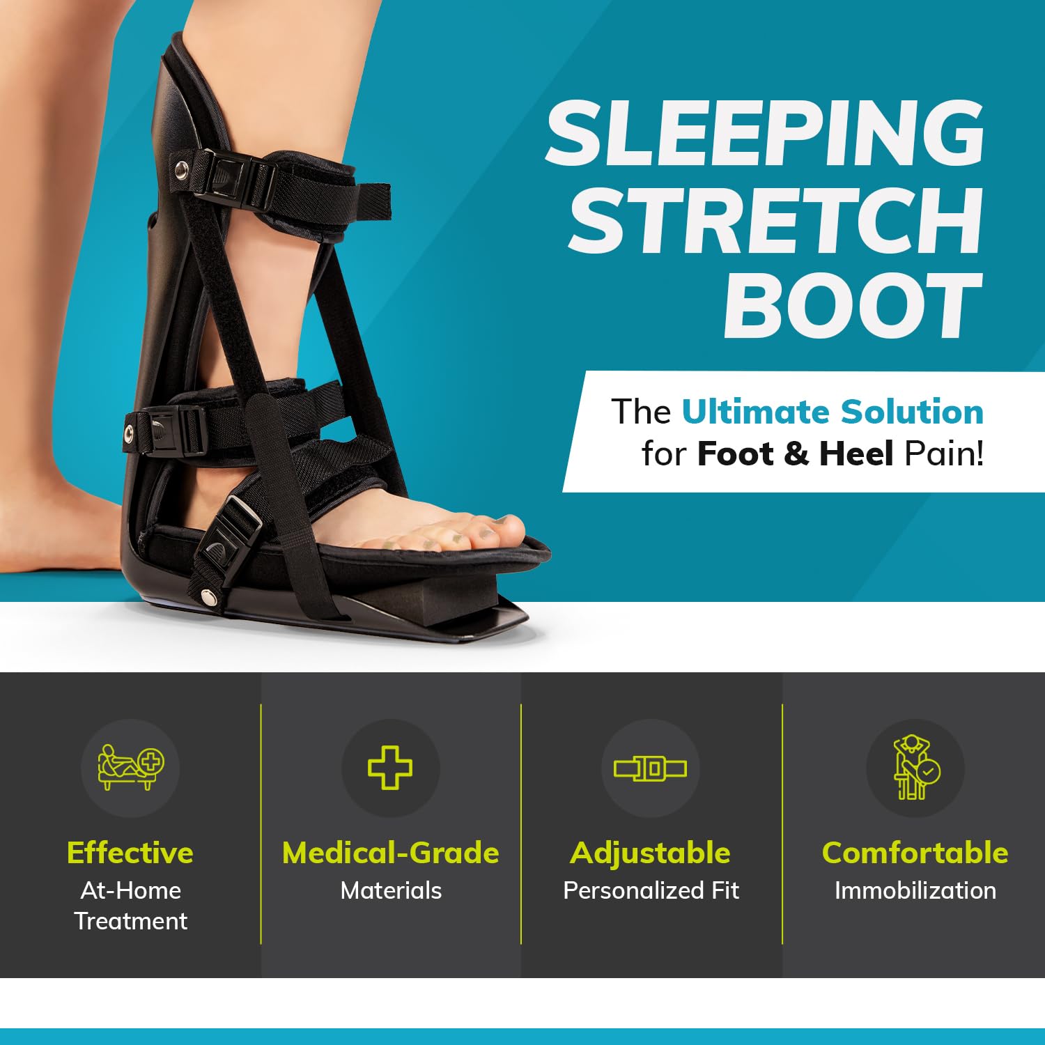 Mua BraceAbility Sleeping Stretch Boot - Plantar Fasciitis Night Foot ...