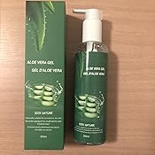 Aloe Vera Gel - 100% Bio für Gesicht, Haare und Körper - Natürliche ...