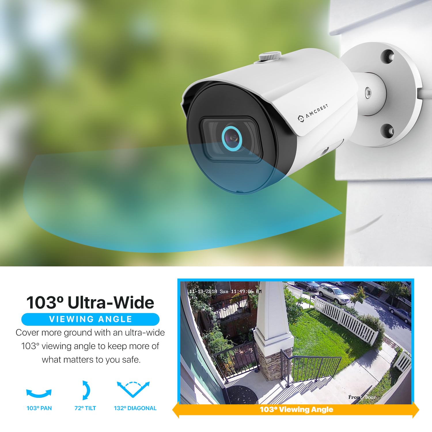 Mua Amcrest UltraHD 5MP Outdoor POE Camera 2592 x 1944p Bullet IP ...