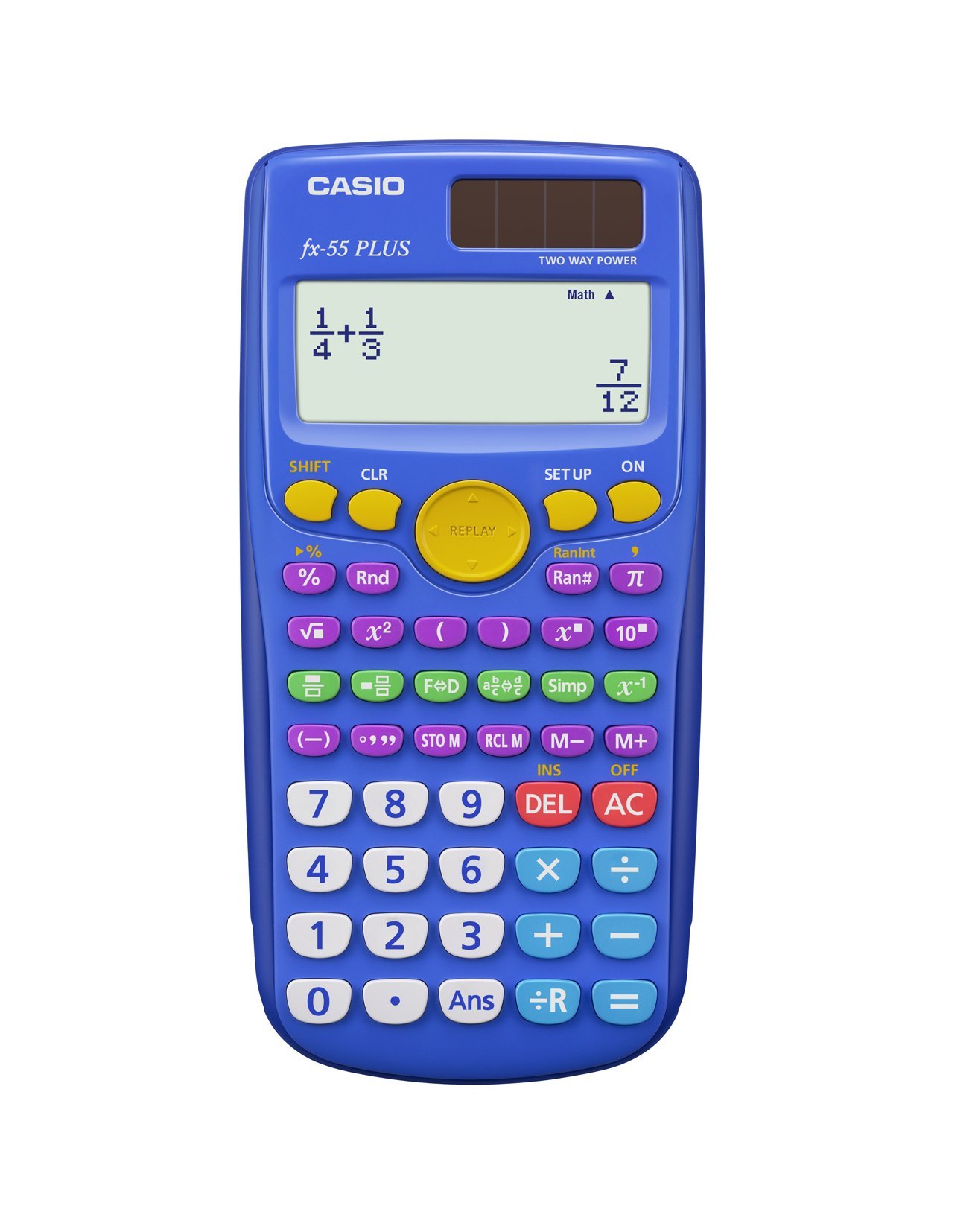 Casio Fx 55 PLUS Elementary Middle School Fraction Calculator Buy Casio Fx 55 PLUS Elementary Middle School Fraction Calculator Buy