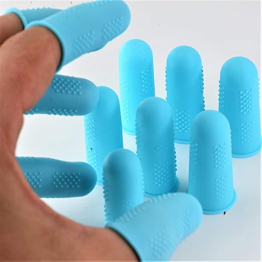 Amazon.com: Finger Protectors [Flex Series - 12-Pack] Silicone Non ...