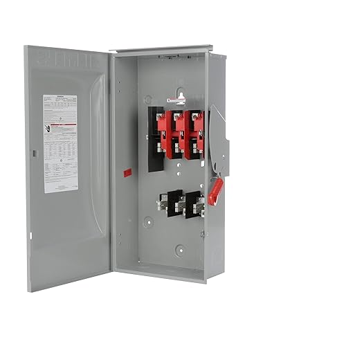 Siemens HF364NR 200-Amp 3 Pole 600-volt 4 Wire Fused Heavy Duty Safety ...