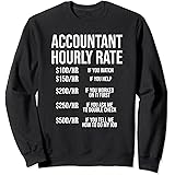 Amazon.com: Funny Accountant Hourly Rate Accounting CPA Humor T-Shirt ...