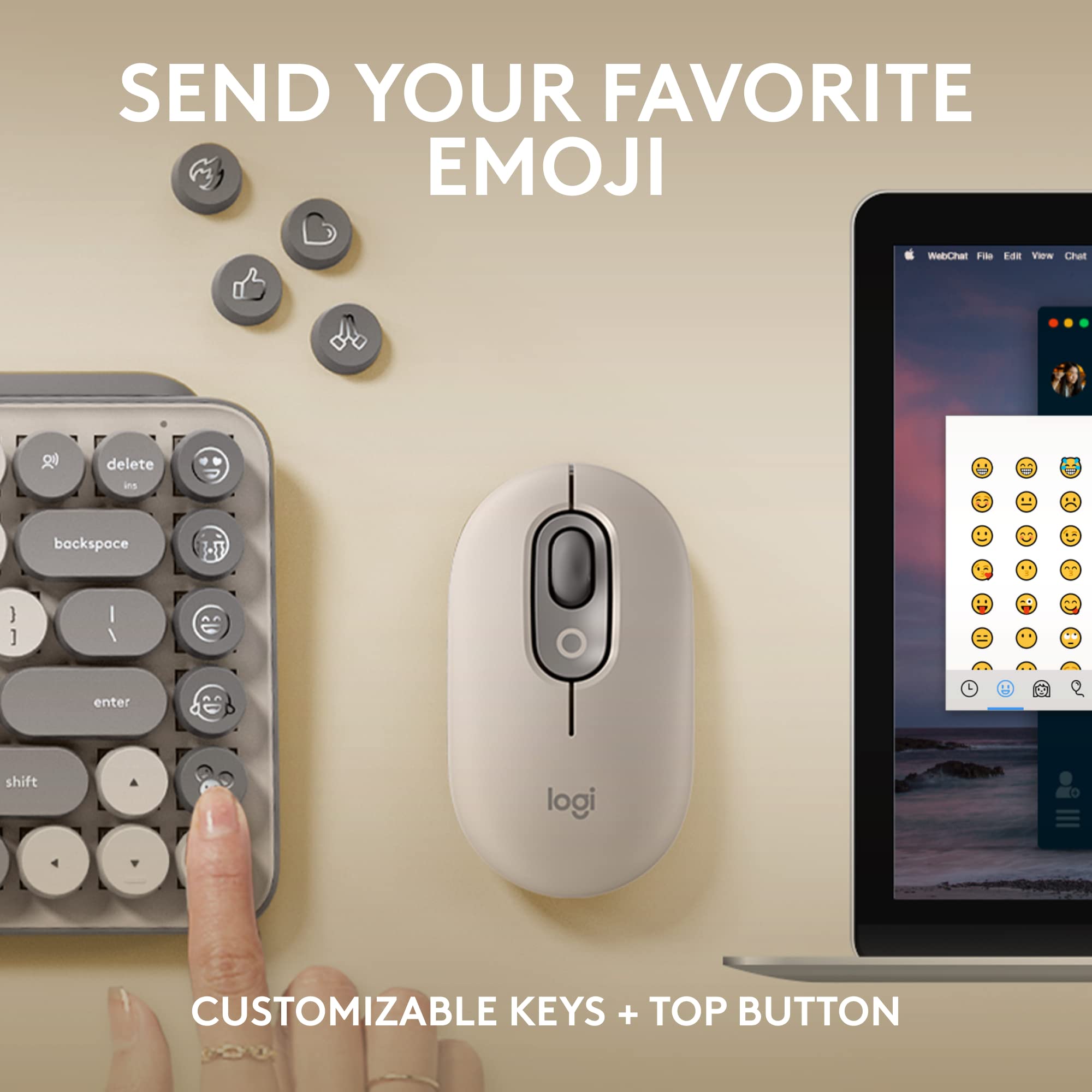 Mua POP Keys + POP Mouse - Wireless Keyboard and Bluetooth Mouse Combo ...