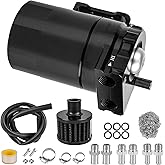 Amazon.com: AOCISKA Aluminum Oil Catch Can,Baffled Oil Catch Can Kit,300ml Oil Reservoir Tank ...