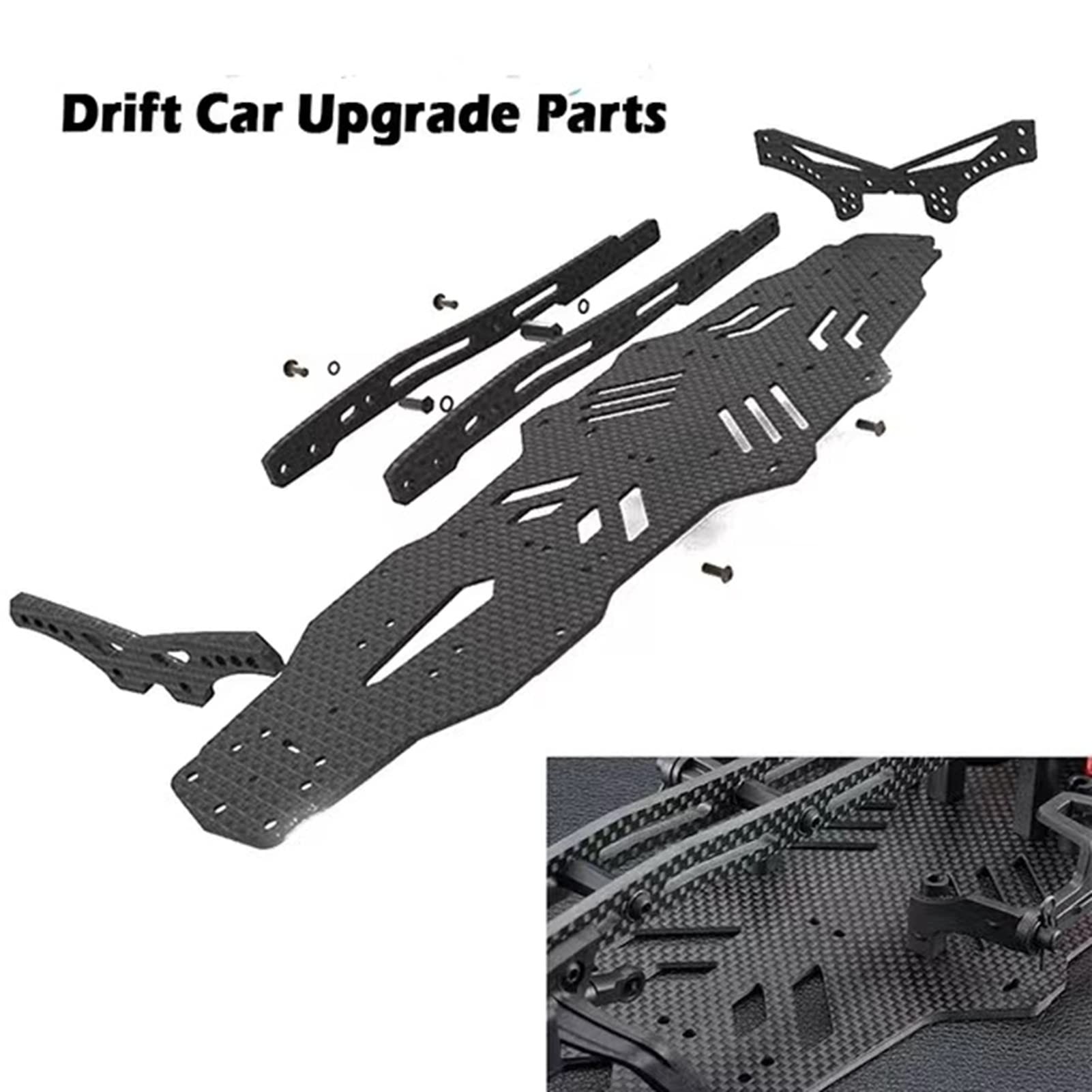 Mua Socobeta Carbon Fiber RC Bottom Chassis Plate 3K Carbon Fiber RC ...