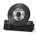Amazon.com: Vertical Automatic Record Player Bluetooth, MYKESONIC Belt Drive Vinyl Turntable ...
