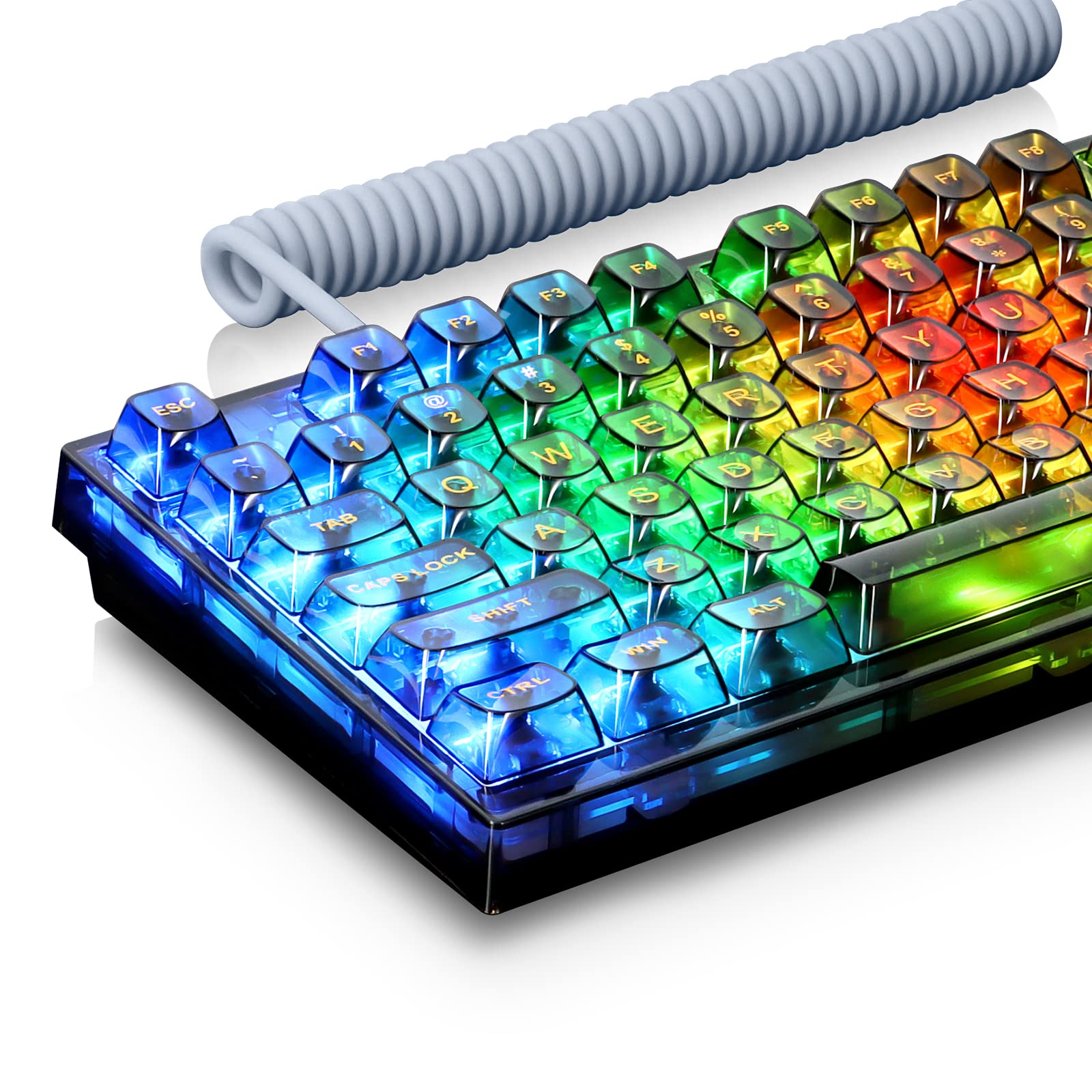 Mua X75 Hotswap Mechanical Gaming Keyboard with USB C Coiled Cable,TKL ...