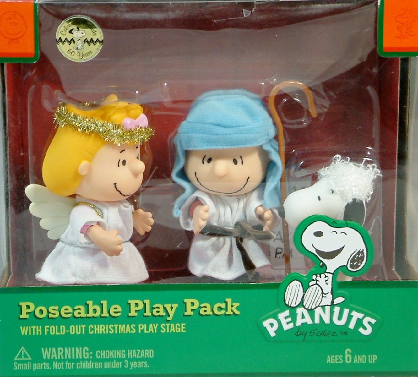 Buy A Charlie Brown Christmas Peanuts Poseable Play Pack Online at Low ...