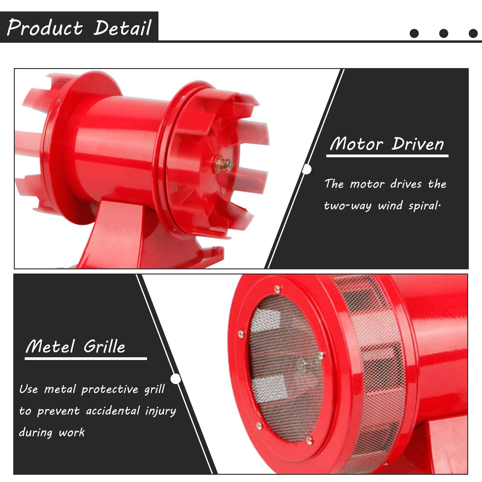 160db Motor Driven Air Raid Siren Metal Horn Industry Boat Alarm (110V ...