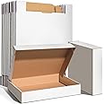 Amazon.com: PACKKA 12x9x2 inches Shipping Boxes Set of 25, White ...
