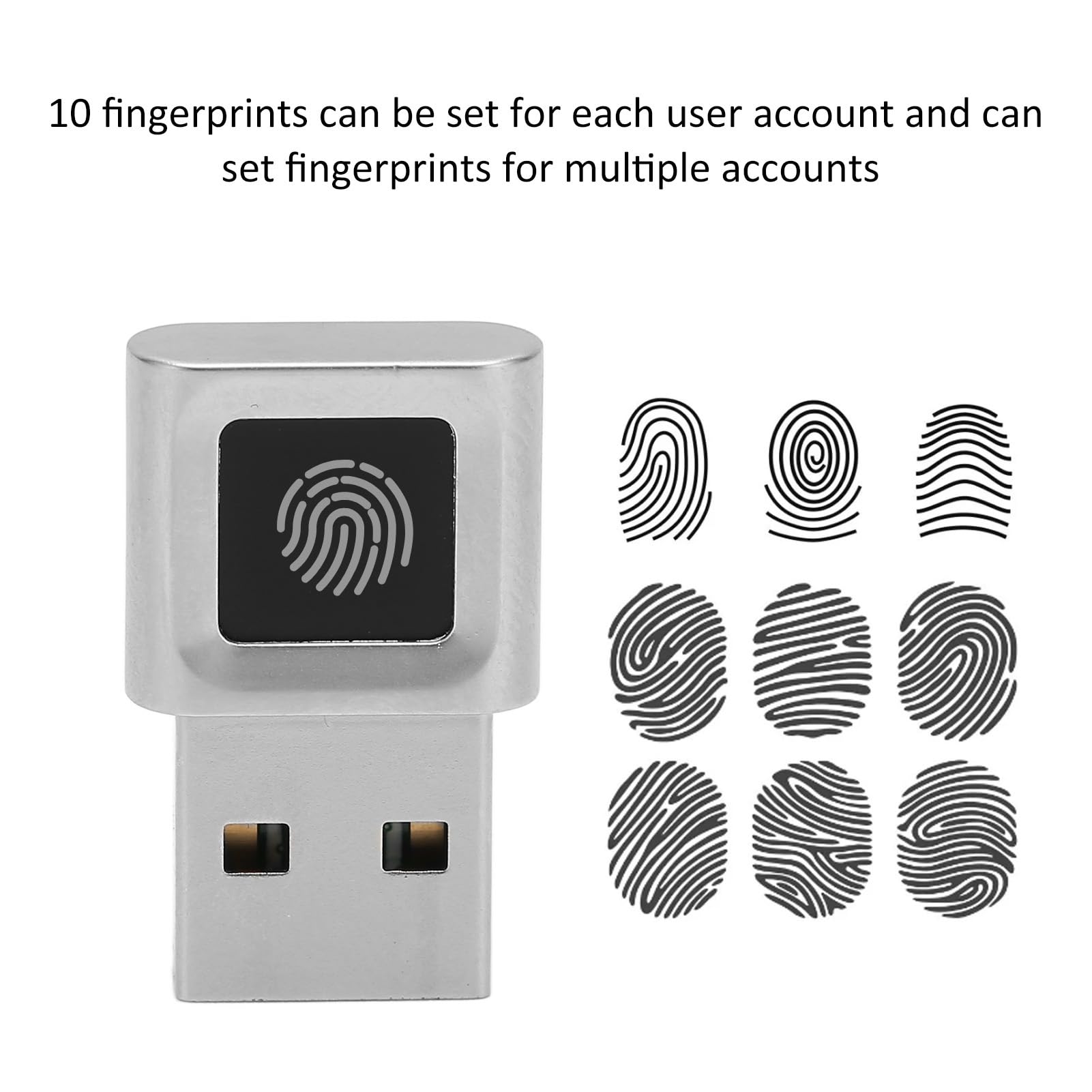 Mua USB Fingerprint Reader for Win Laptops, Windows Hello Fingerprint ...