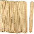 Amazon.com: 8 Inch Jumbo Wooden Craft Sticks (50 Pack) : Arts, Crafts ...