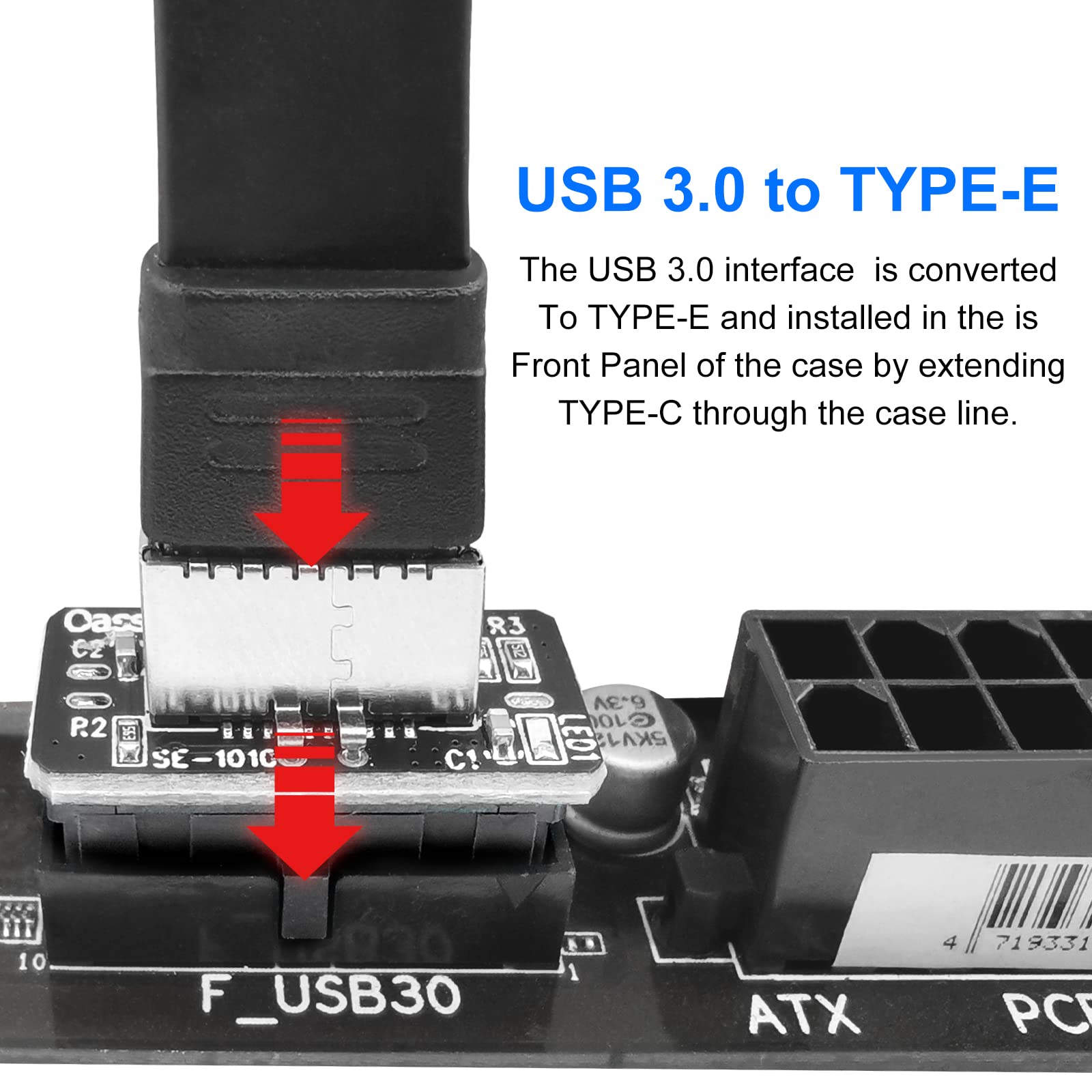 Mua Oassuose USB 3.1 Front Panel Adapter,Internal Vertical USB 3.0-IDC ...