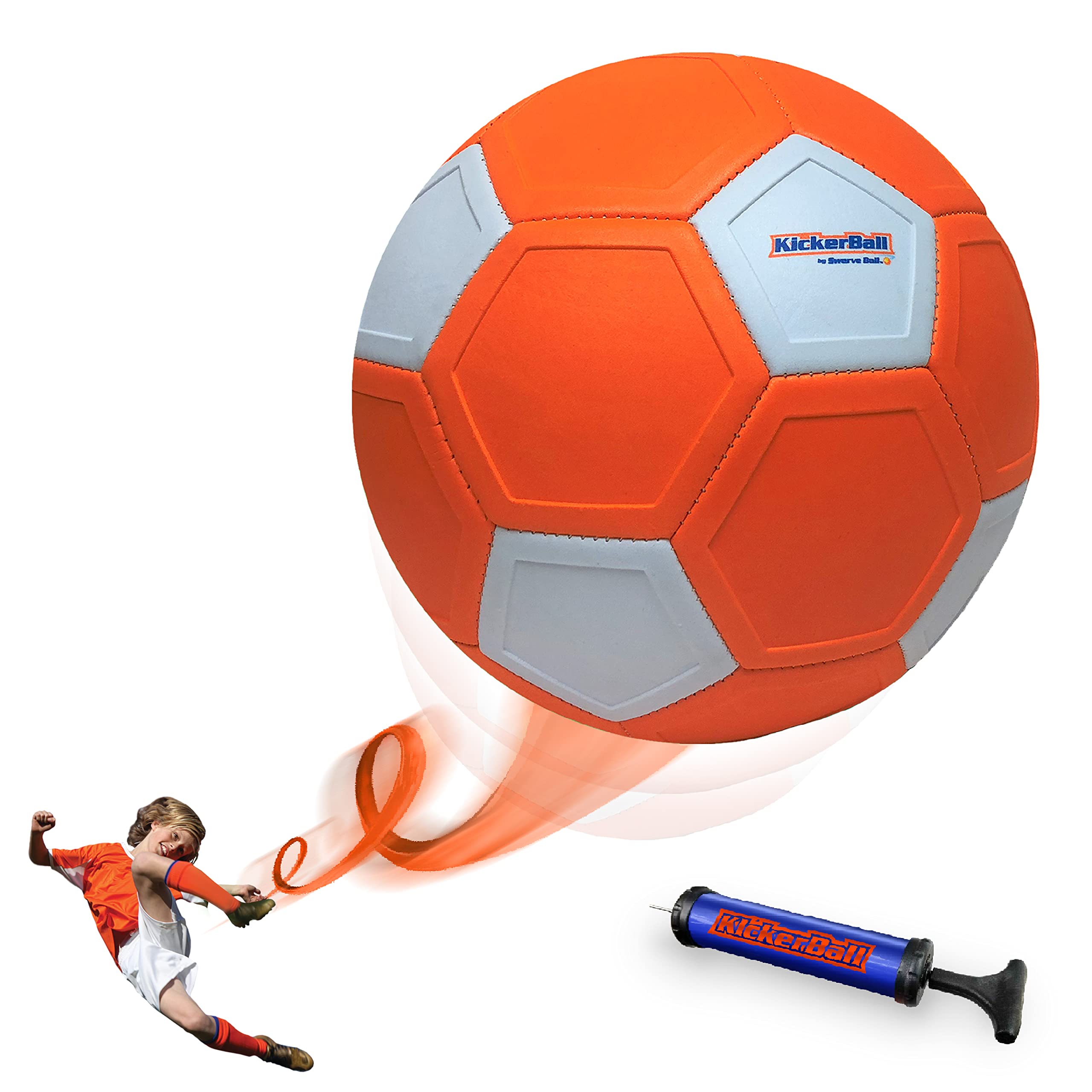 Kickerball Swerve and Curve Size 4 Soccer Ball, Soccer Training Ball ...