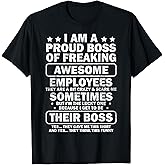 Amazon.com: Funny Proud Boss Employee Appreciation Office Men Funny ...
