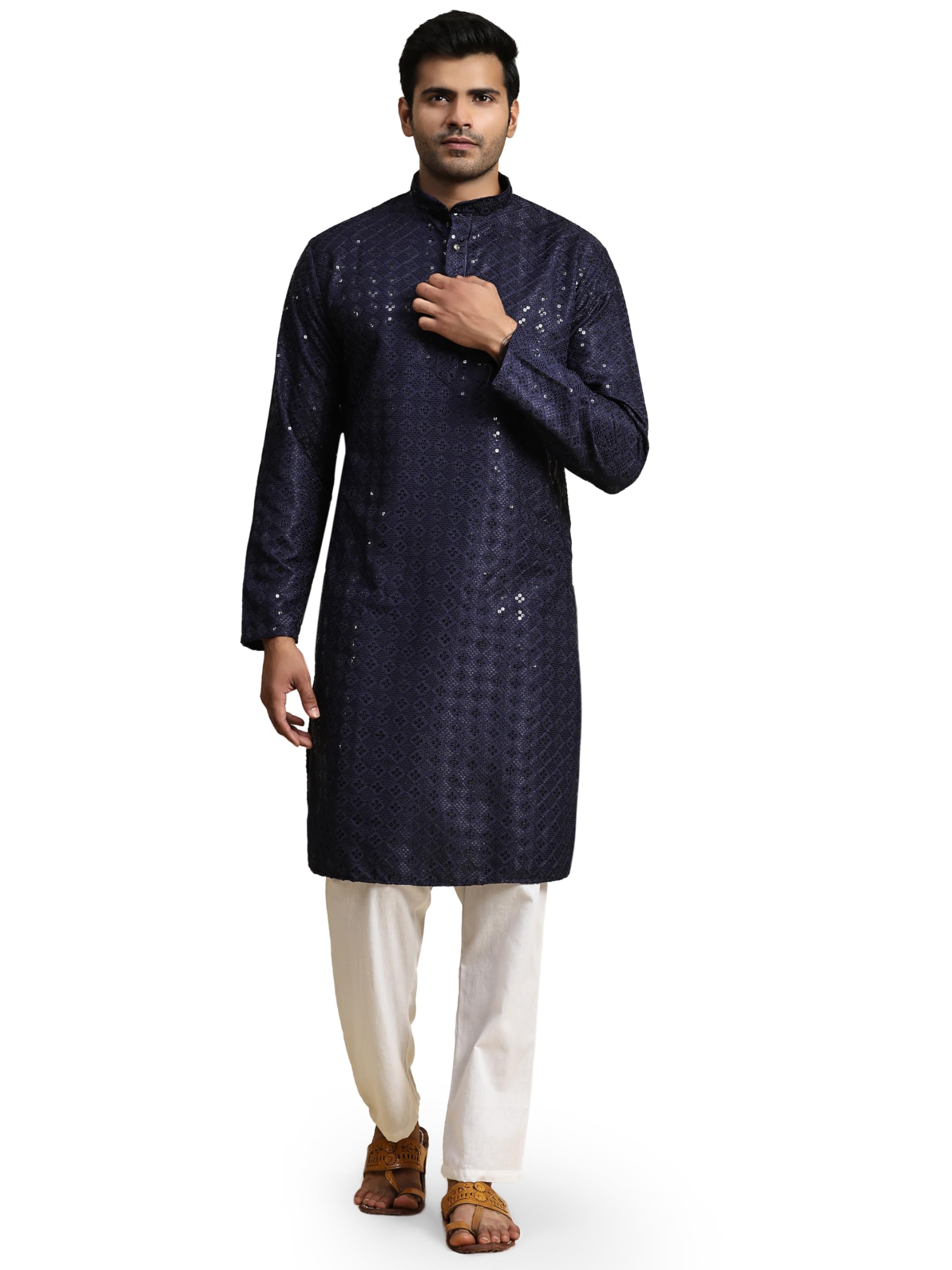 Pro-Ethic Style Developer Mens Indian Traditional Cotton Kurta Sets ...