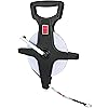Champion Sports Open Reel Measure Tape, 250 ft, 75 Meters, with Metal ...