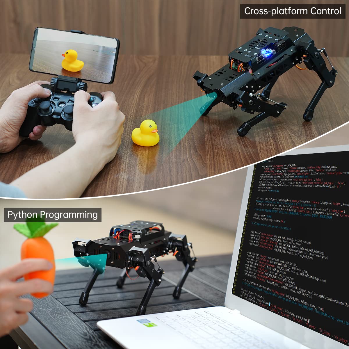 Mua HIWONDER Quadruped Robot Bionic Robot Dog with AI Vision Raspberry Pi kit ROS Open Source ...