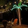 Amazon.com: LED Deluxe Rope Light Palm Tree - Green - 7' Deluxe LED ...